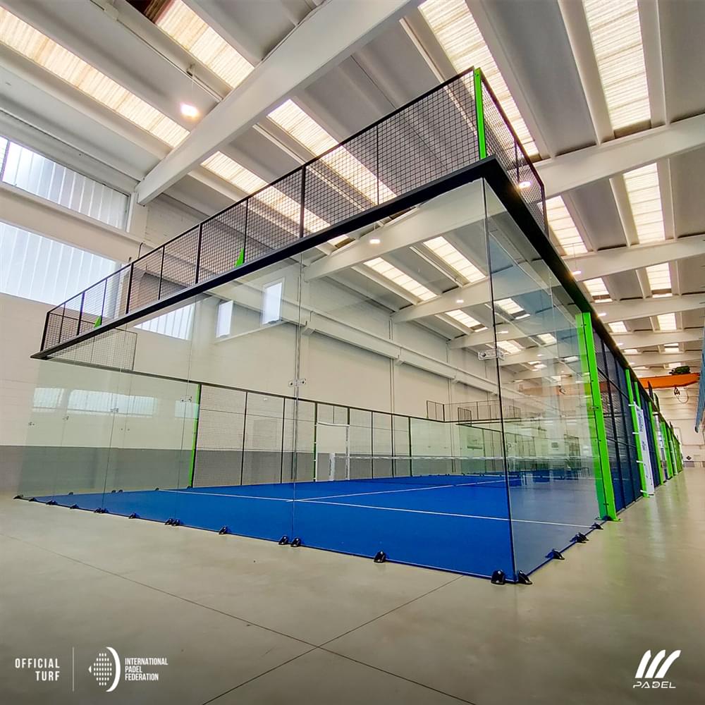 Padel court installation steps